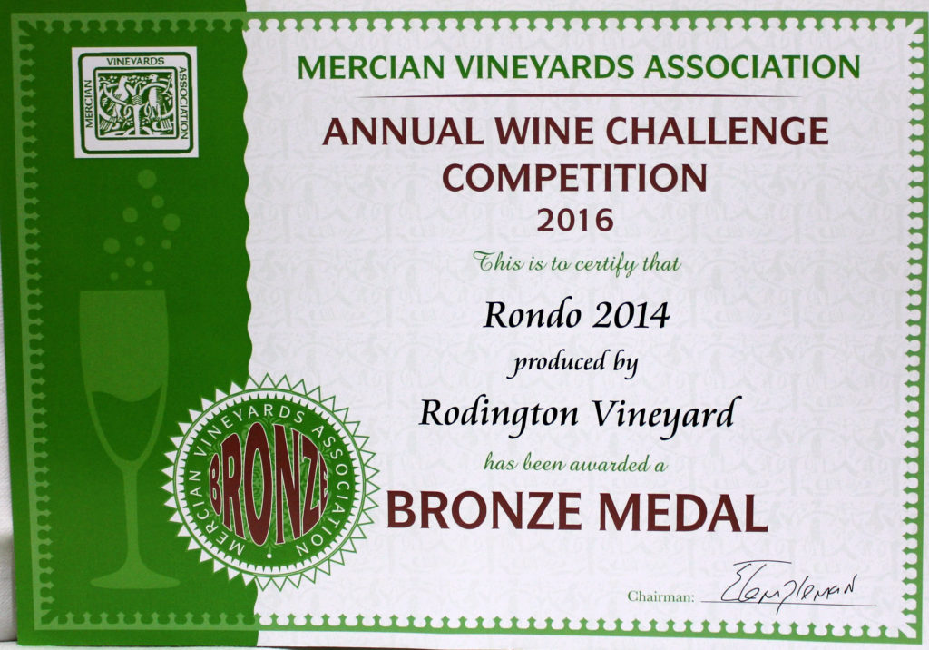 Our awards - Rodington Vineyard