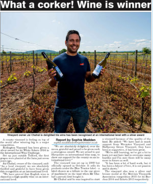 Rodington Vineyard Wine Awarded International Silver Medal - Featured ...